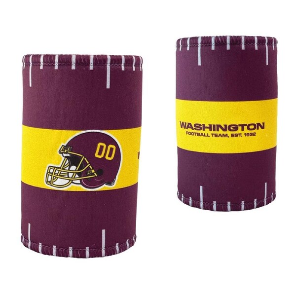 2x NFL Washington Football Team 11.5cm Stubby Bottle Beer Storage ...