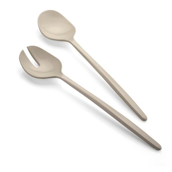2pc Guzzini Tierra 28cm Plastic Salad Servers Utensils Serving Spoon ...