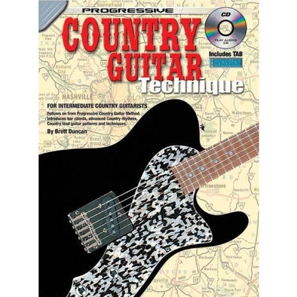 Progressive Country Guitar Technique Book/CD | Woolworths