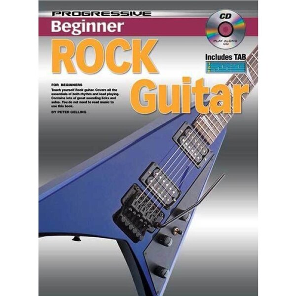 Progressive Beginner Rock Guitar Book/CD | Woolworths