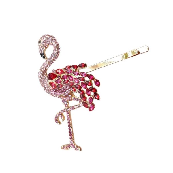 Culturesse Flemingo 6.5cm Rhinestone Statement Hair Clip Women's ...