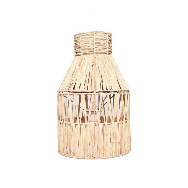 Rayell 40cm Hanging Pendant Light Shade Cover Stacy Raffia Home Decor ...