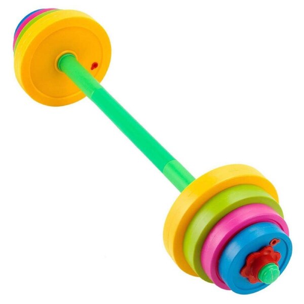 Nevenka Adjustable Barbell Toy Set for Kid Pretend Play Exercise-82cm ...