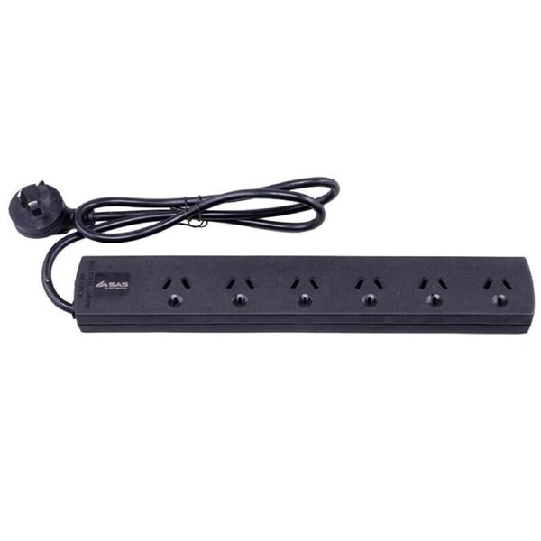 6 Outlet PowerBoard With Surge Protection PowerBoard 240V 10A Max Load ...