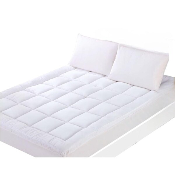 1000GSM Bamboo Cotton Fitted Mattress Topper Single | Woolworths