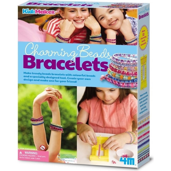 4M KidzMaker DIY Charming Beads Bracelets Kids/Children Art/Craft ...