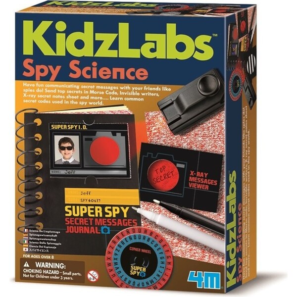 4M KidzLabs Spy Science Educational Kids/Children Learning Activity Toy ...