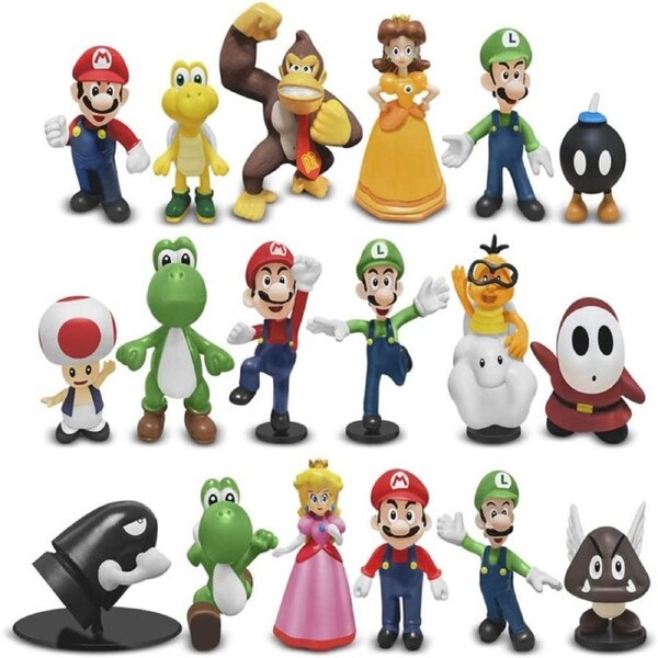 Nevenka 18Pcs Cartoon Figures PVC Doll Collection Toys for Gift Party ...