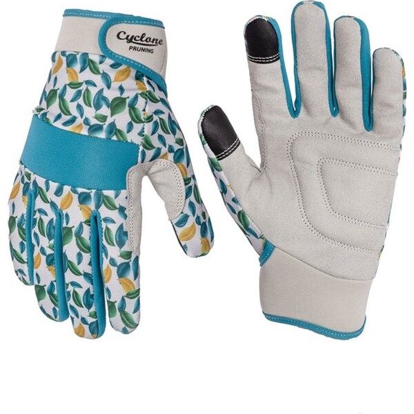 Cyclone Size Medium Gardening/Pruning Gloves Floral Pattern Suits Touch Screen | Woolworths