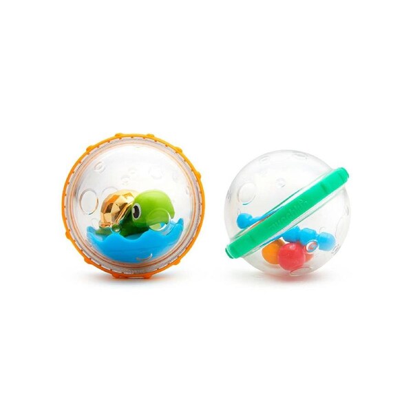 Munchkin Educational Bathtime Float & Play Bubbles Baby Bath Toy ...