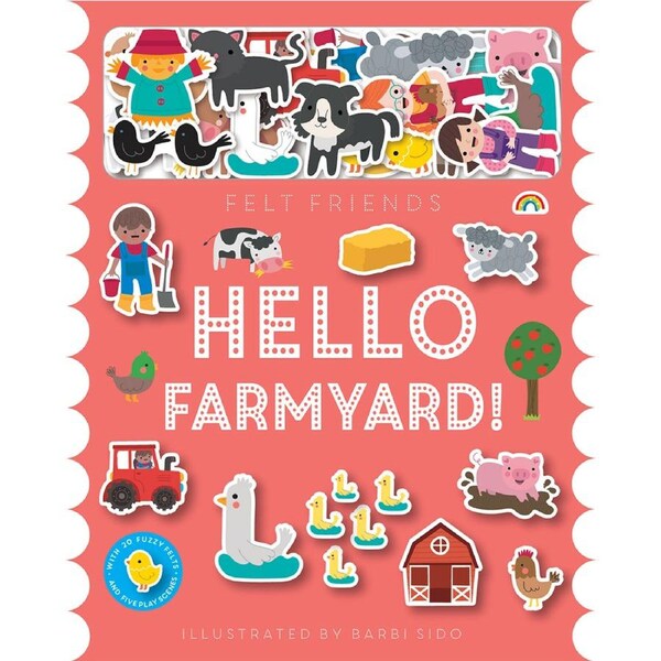 Really Decent Books Felt Friends Hello Farm Kids/Children Activity Play ...