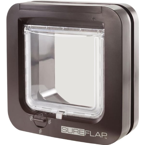 SureFlap Microchip Electronic Cat Door / Cat Flap in Brown | Woolworths