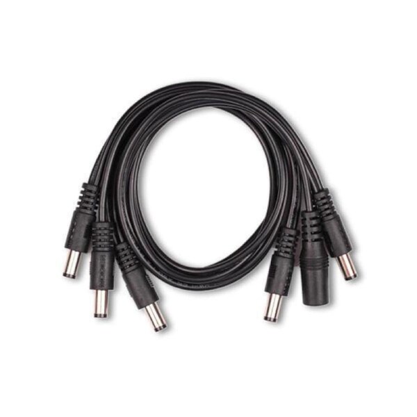 Mooer 5-Plug DC Daisy Chain Pedal Power Cable (Straight Plugs) | Woolworths