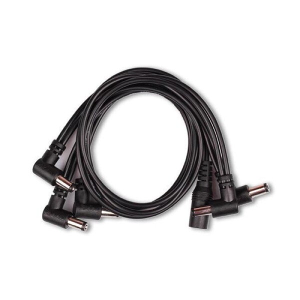 Mooer 5-Plug DC Daisy Chain Pedal Power Cable (Right-Angle Plugs ...