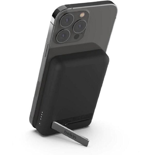 Belkin Boost Charge Wireless Power Bank 5K + Stand - Black | Woolworths