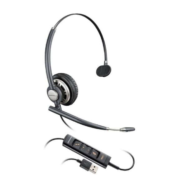 Plantronics EncorePro HW715 USB, UC & Microsoft/Skype Compatible ...