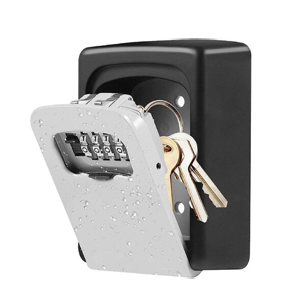 Wall Mounted High Security Steel Storage 4 Digit Key Box With ...