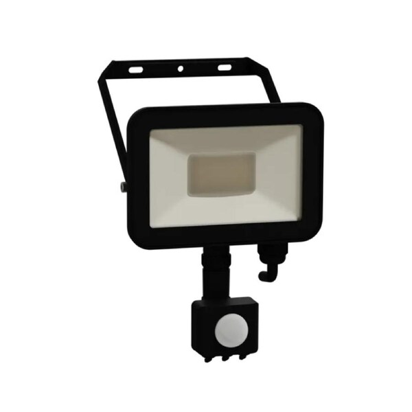 Clipsal CLITPFLT20SEN - 20W Floodlight Black IP65 - Colour 4000K - PIR Sensor | Woolworths