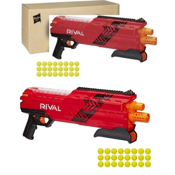 Nerf Rival Atlas XVI-1200 Blaster Red ages 14+ Toy Play Gun Fight Fire ...