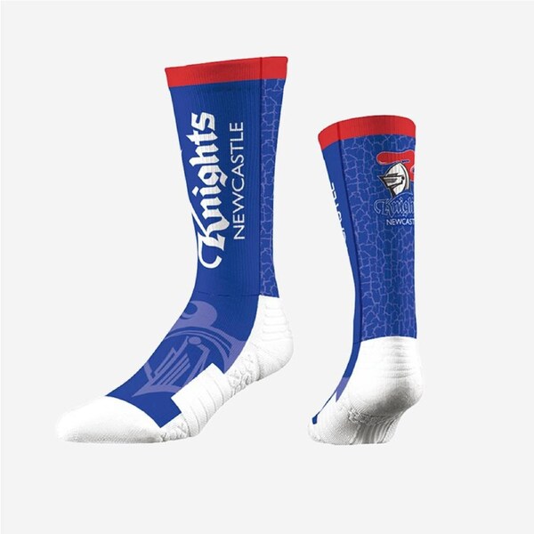 Newcastle Knights NRL Wordmark Knit Adult Socks | Woolworths