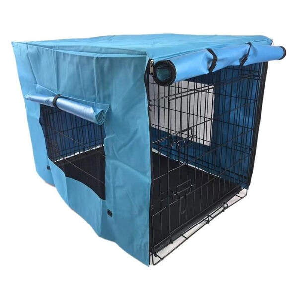 36' Portable Foldable Dog Cat Rabbit Collapsible Crate Pet Cage with ...