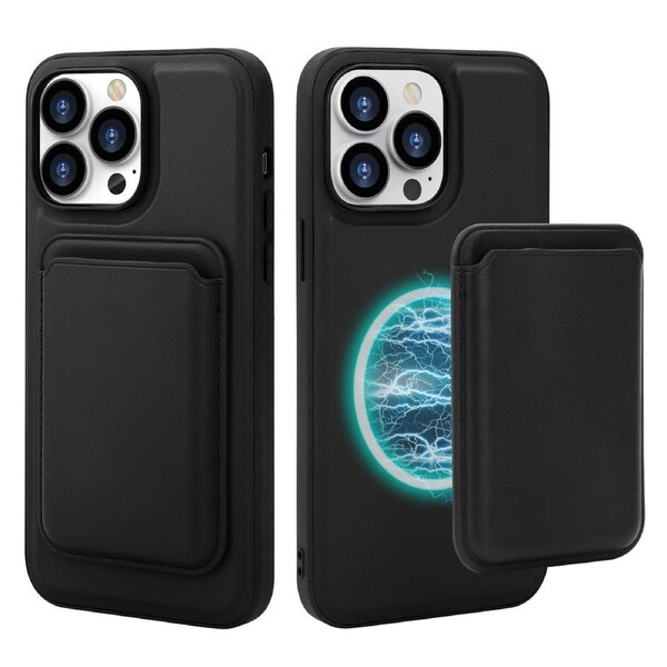 ZUSLAB for Apple iPhone 15 Pro Case Magnetic Detachable Card Holder ...