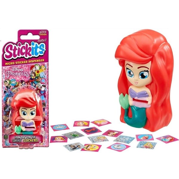 Stickits 100- Ariel - Disney micro Stickers dispenser activity toys ...