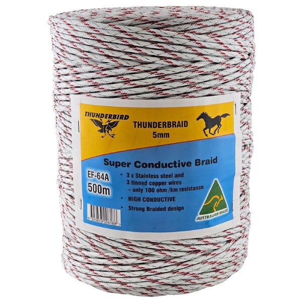 Thunderbird 500m Thunderbraid 5mm Super Conductive Braid - EF-64A ...