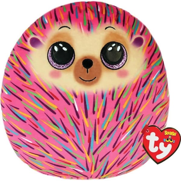 Ty Squish-a-boos - Hildee Multicolored Hedgehog - Medium 10 Inches ...