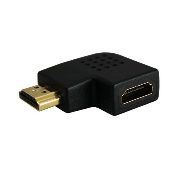HDMI Right Angle Saver Male to Female Adapter joiner Flat Left 90 ...