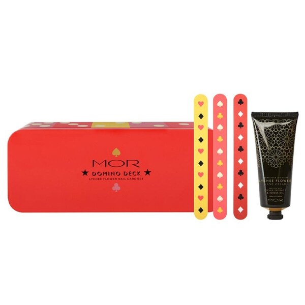 MOR Boutique Domino Deck Lychee Flower Nail Care Set | Woolworths