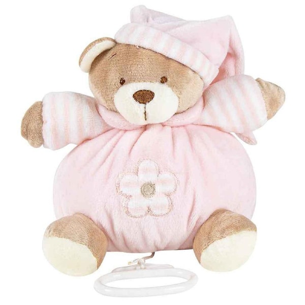 Musical Noise Bear Pink - Pull Tail 15cm Cuddly Ultra Soft Toy For ...