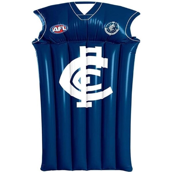 Carlton Blues AFL Inflatable Pool Lilo Floaty Air Mat Float Lounge ...