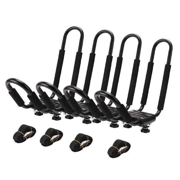 2Pairs Heavy Strong Kayak Roof Rack Dual Universal J-Bar Car Top ...
