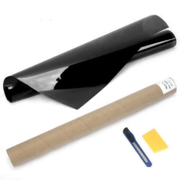 Car Home Window Tint Film Black Roll 5% VLT 760mm*7m + Window Tinting ...
