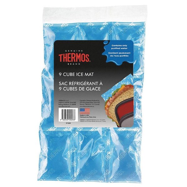 10x Thermos 9 Cube Ice Mat/Mold Reusable Chiller Mould Purified Water ...