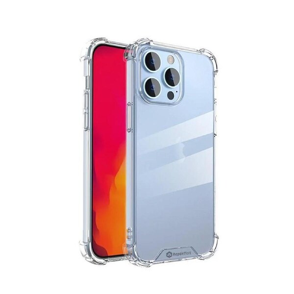iPhone 15 Pro Hybrid Acrylic + TPU Clear Shockproof Case Cover - Total ...