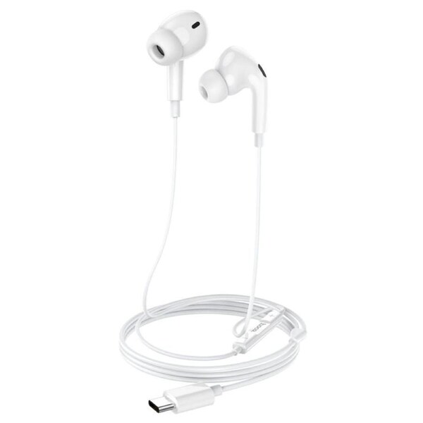 Hoco M101 Pro Crystal USB-C Handsfree - White | Woolworths