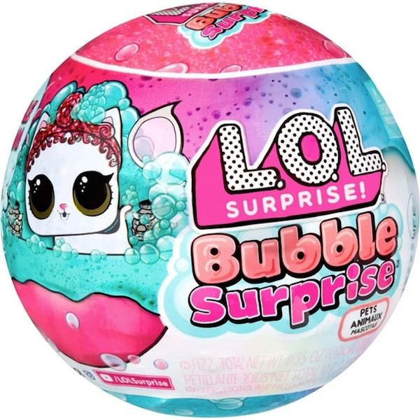 L.O.L. Surprise! Bubble Surprise Kids Pets Mystery Ball Play Toy ...