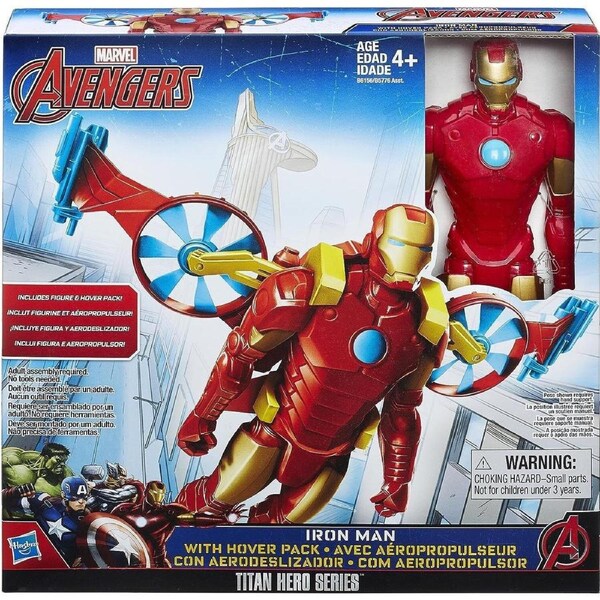 Hasbro Marvel Titan Hero Series Iron Man with Hover Pack | Woolworths