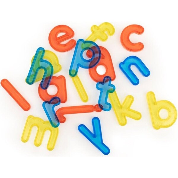 76pc Miniland Aptitude Translucent Lowercase Letters Kids Educational ...