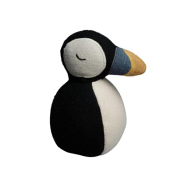 Fabelab 18cm Cotton Tumbler Puffin Kids/Children Soft Stuffed Animal ...