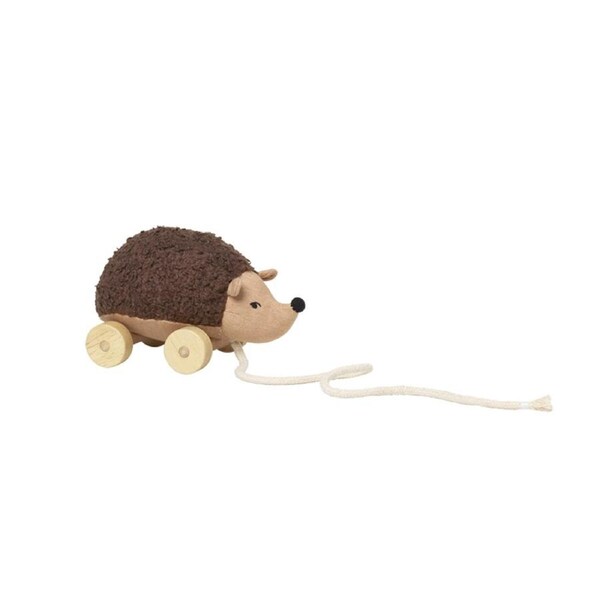 Fabelab 20cm Hannah Hedgehog Kids/Children Wooden Pull-Along Activity Fun Toy 3+ | Woolworths