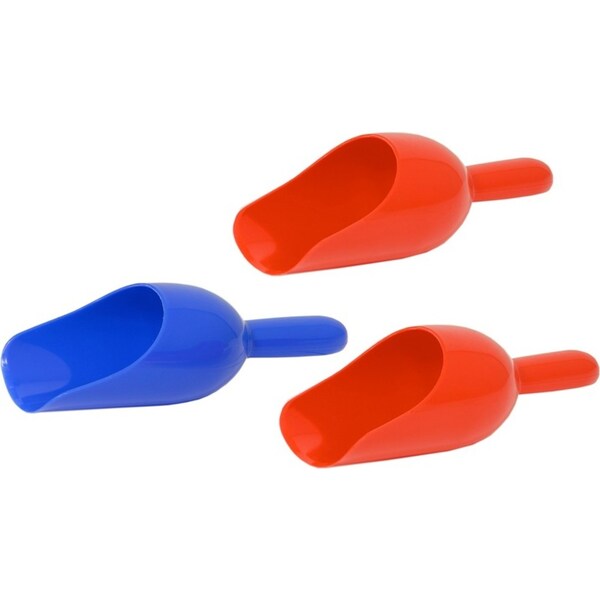 3x Plasto Sand/Flour Scoop Toy Kids/Children Beach Outdoor Fun Play 1y ...