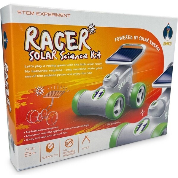 Johnco Solar Racer Science Kids/Childrens DIY STEM Building Toy Kit 8y ...