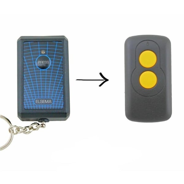 Elsema Garage/Gate Compatible Remote Key301 27.145MHz Suits FMT201 ...