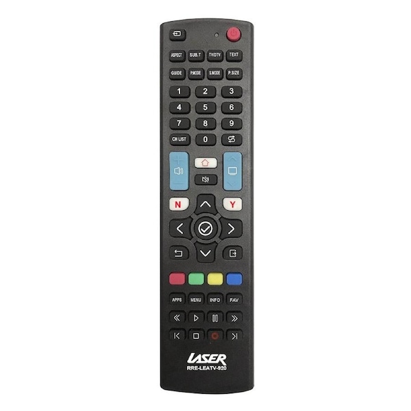 Laser Universal TV Remote - Pre-Coded & Easy Pairing for All Major TV ...