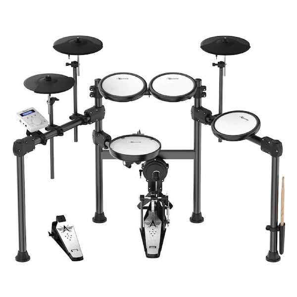 Karrera X23 Electronic Drum Kit with Sound Module, 3 Toms, Snare Quiet ...