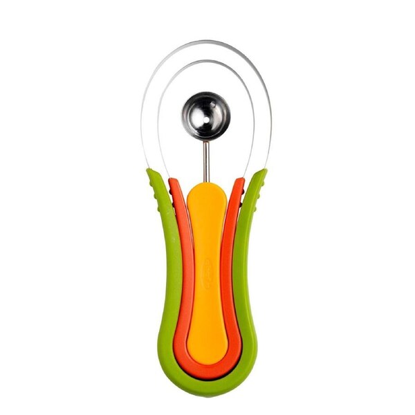 3pc Chef'n Scoop Troop 21.5cm Melon Baller & Fruit/Veggie Scraper/Spoon ...