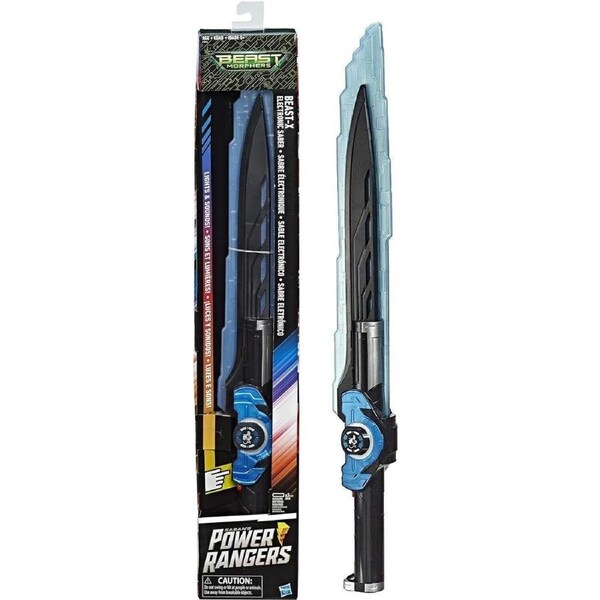 Power Rangers Beast X Morphers Electronic Saber Light Reactive Sound ...